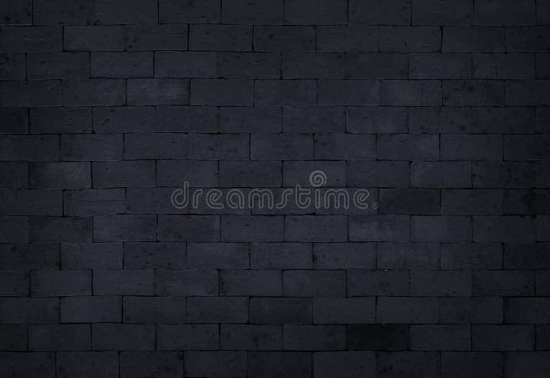 Black Brick Wall Texture Background. Pattern of Slate Stone for Design ...