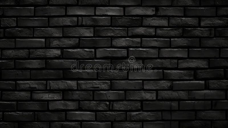 Black brick wall texture stock image. Image of reflective - 336181857