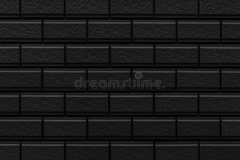 Black Brick Wall Texture and Seamless Background Stock Image - Image of ...
