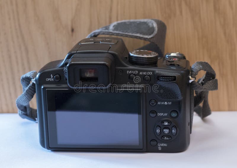 A black bridge camera stock image. Image of hobby, camera - 135930115