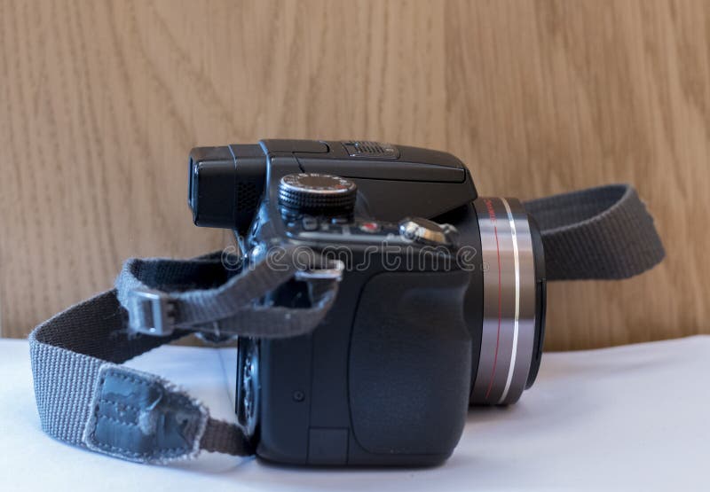 A black bridge camera stock image. Image of monopod - 135930185