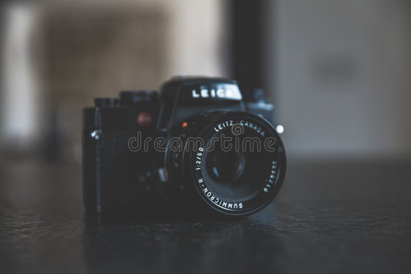 Black Bridge Camera On Black Surface Picture. Image: 113232282