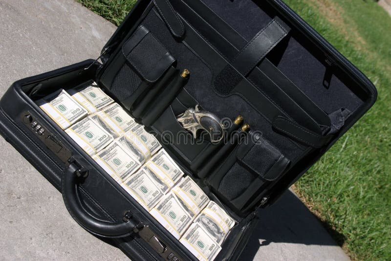 Briefcase Full of Cash and Money Stock Photo - Image of briefcase ...