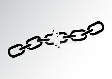 Broken Chain Silhouette Stock Illustrations – 465 Broken Chain ...