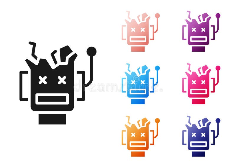 Broken Machine Black Symbol Stock Illustrations – 1,255 Broken Machine ...