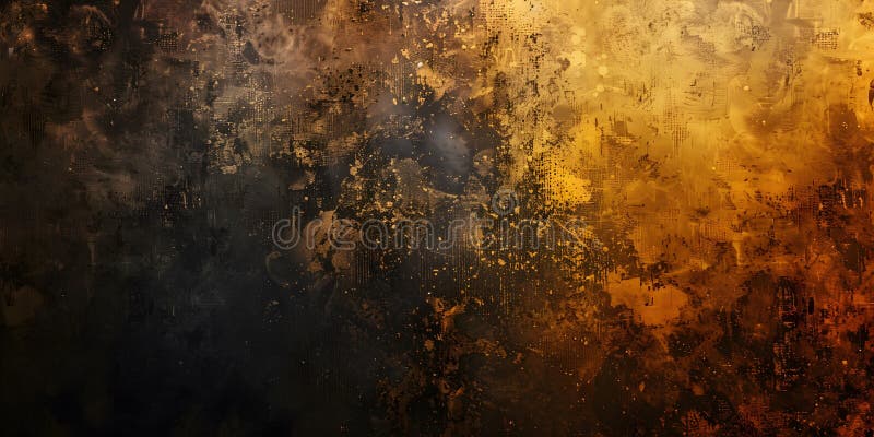 Black Brown Yellow Gradient Texture Background Stock Illustration ...