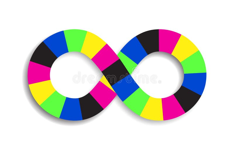 Black Infinity, Moebius or Infinite Vector Symbol, Logo, Sign Stock ...
