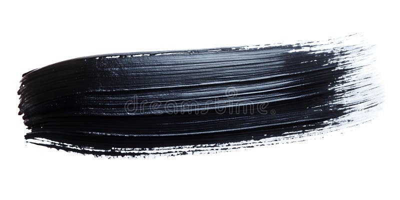 Black Brush Stroke Vector. Ink Stroke Illustration Stock Photo - Image ...