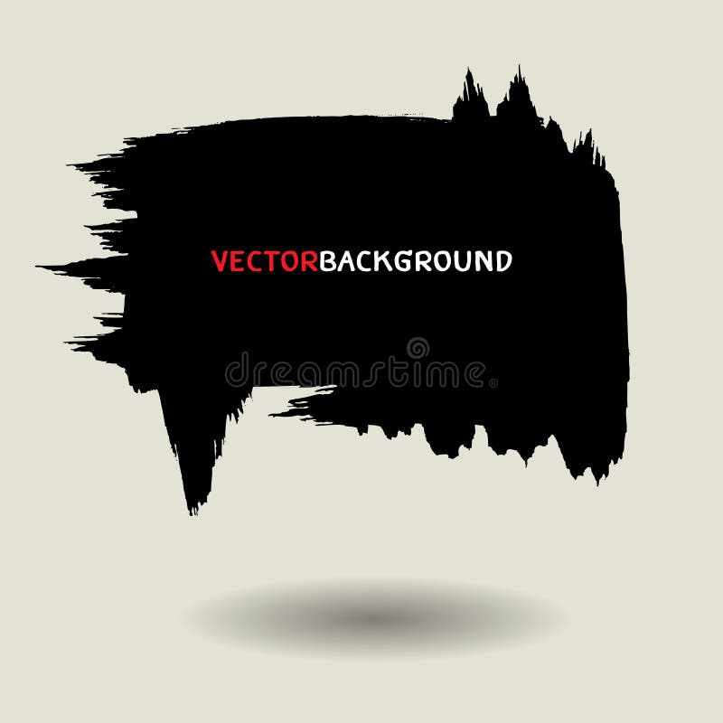 Black Brush Texture Background Set Stock Vector - Illustration of dirty ...