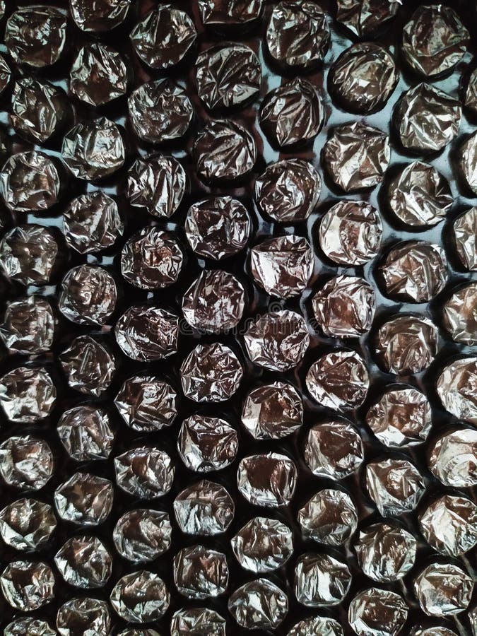 Black Bubble Wrap To Package the Goods for Safe Delivery Stock Image ...