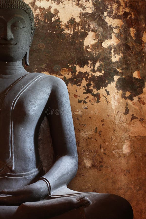 Black Buddha Statue stock photo. Image of antique, ceremony - 25932786