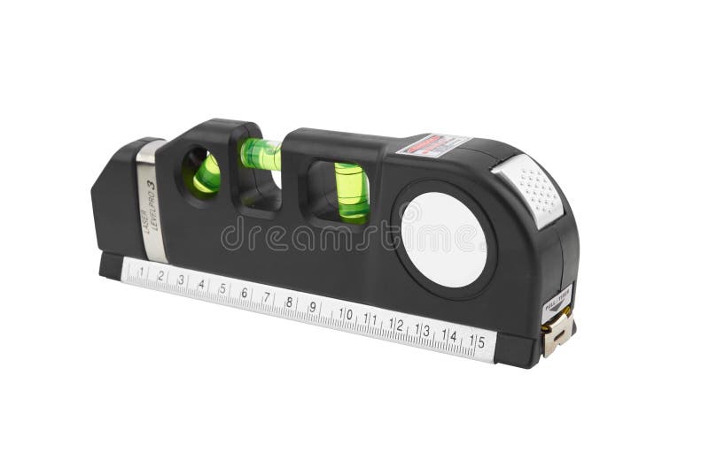 Black Building Level Balance Ruler Stock Photo - Image of renovation ...