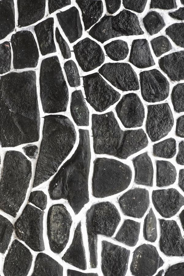 Black Building Stone for Wallpaper Stock Photo - Image of pattern, wall ...