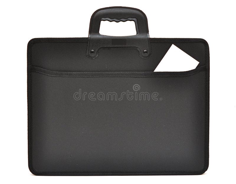 Black business briefcase stock photo. Image of agent - 22334564