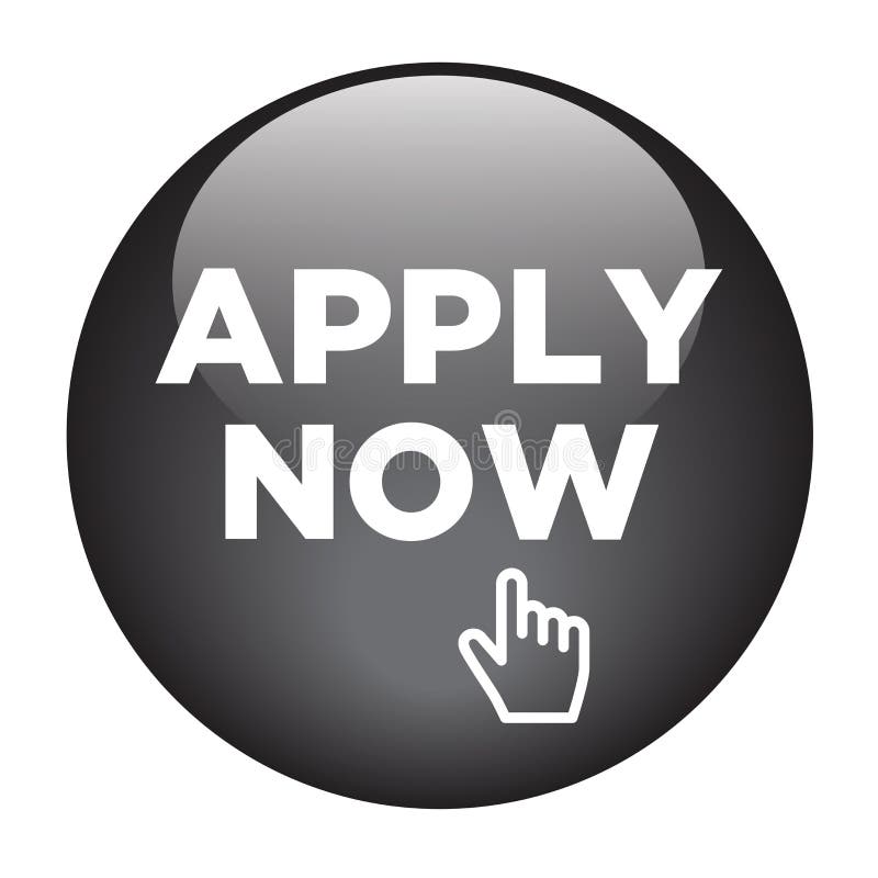 Apply now button stock illustration. Illustration of buttons - 181605268