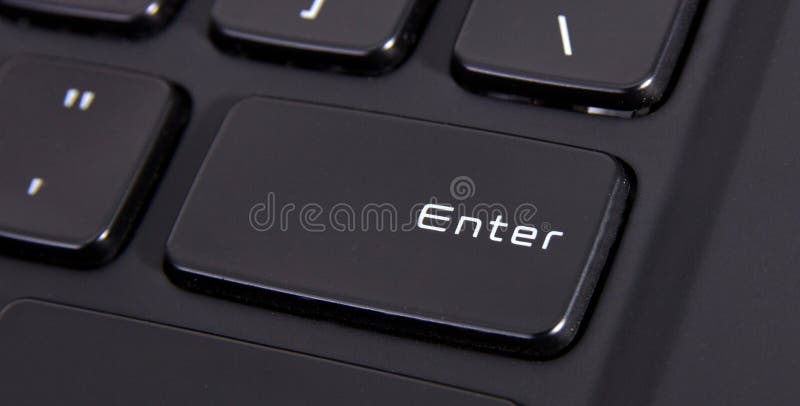 Enter computer key. stock image. Image of color, information - 2432193