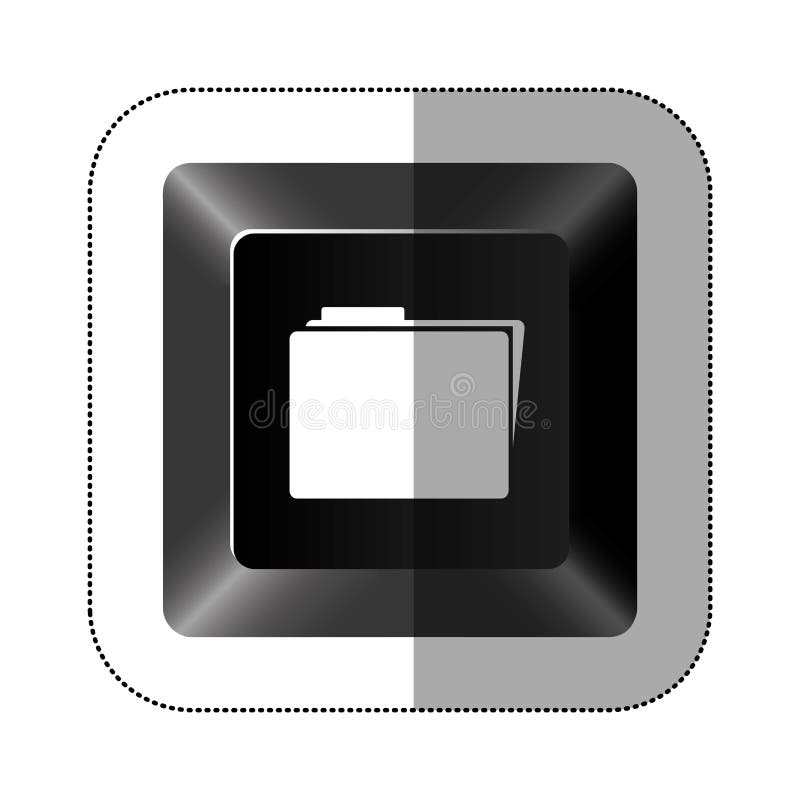 Black button file icon stock illustration. Illustration of graphic ...