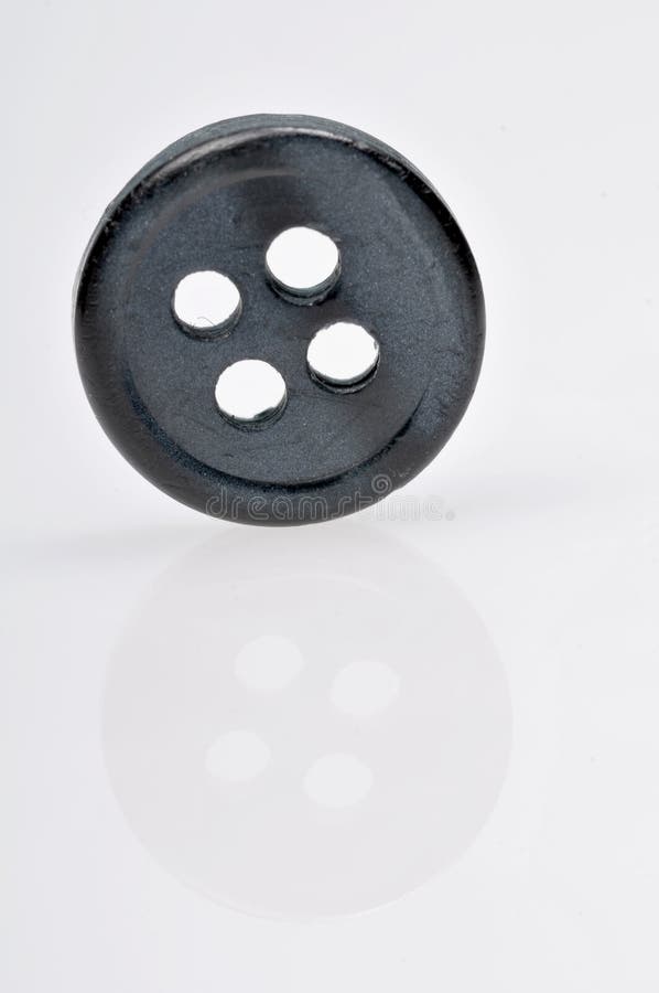 Black button stock photo. Image of button, macro, round - 8408552
