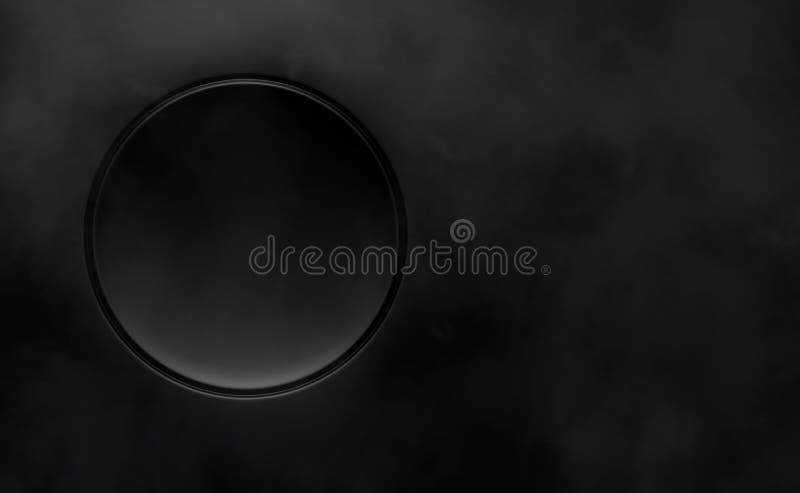 Black Button on Black Plastic Background Stock Illustration ...