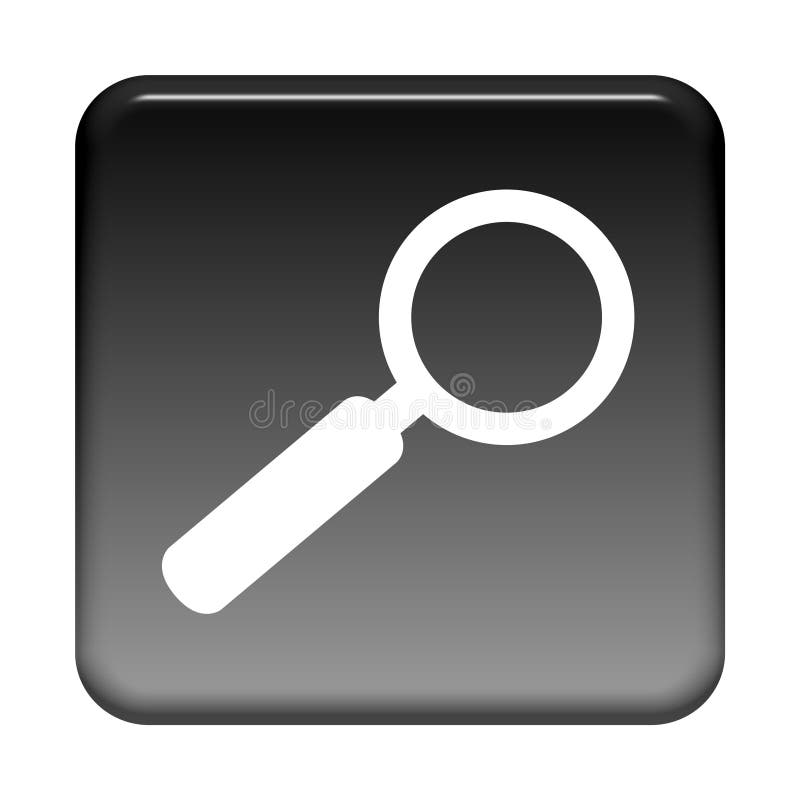 Black Button: Search and Find Stock Illustration - Illustration of ...