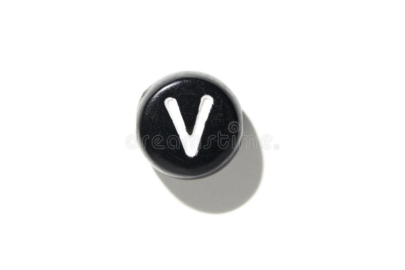 Circle Letter V Black White Stock Photos - Free & Royalty-Free Stock ...