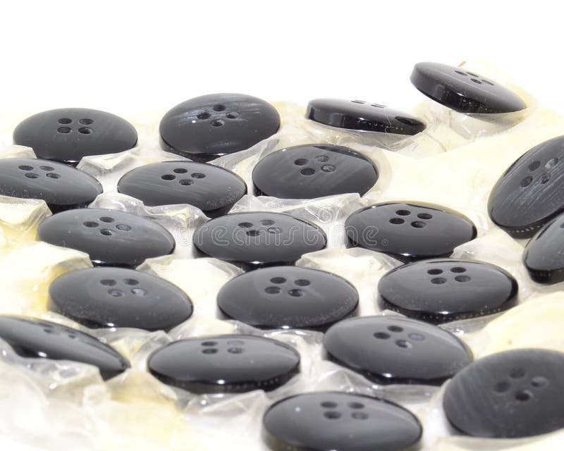 Black Buttons stock image. Image of accessories, sewing - 29272817