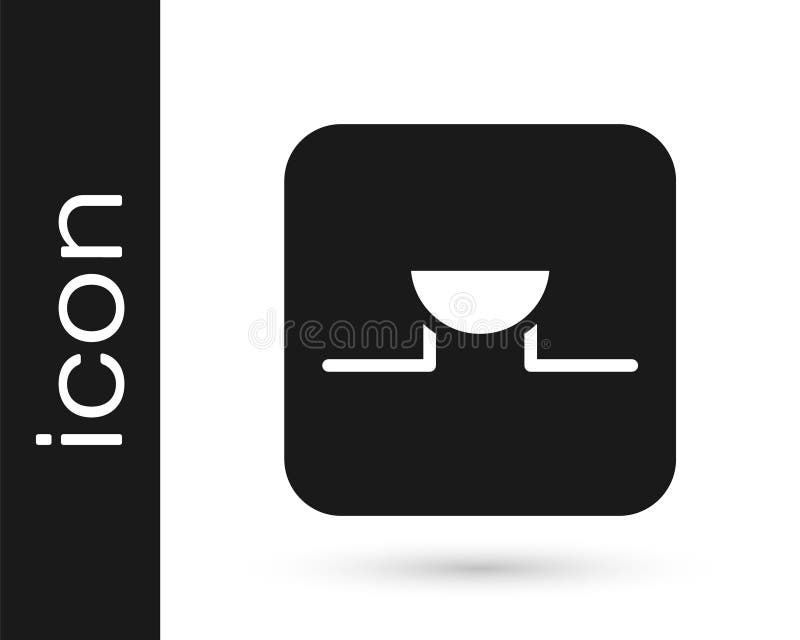Black Buzzer in Electronic Circuit Icon Isolated on Transparent ...
