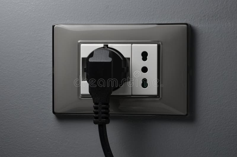 Shuko stock image. Image of isolated, white, black, closeup - 39595141