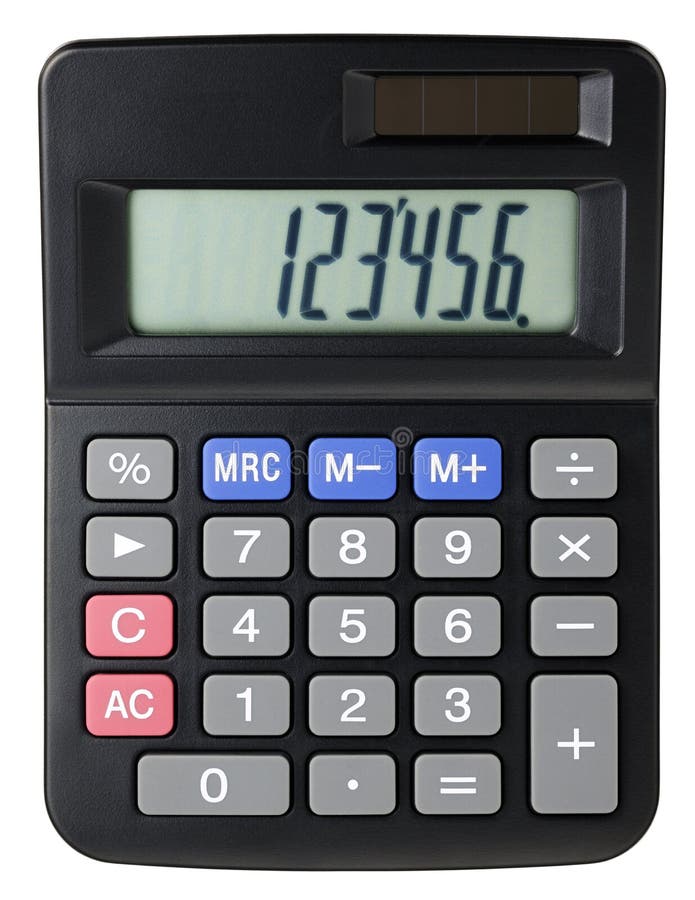 Zero, Calculator, a Model Car. Stock Image - Image of insurance ...