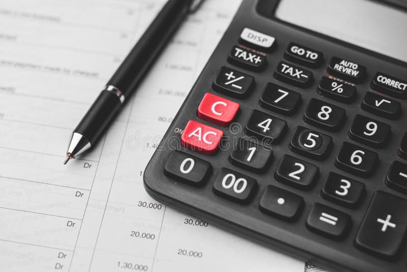 Black Calculator on Texture Background Stock Image. Stock Image - Image ...