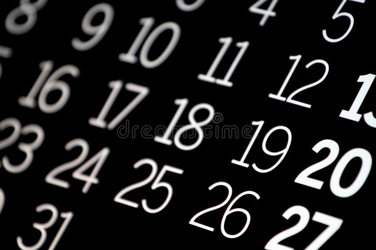 Black Calendar stock image. Image of generic, future, business - 2416779