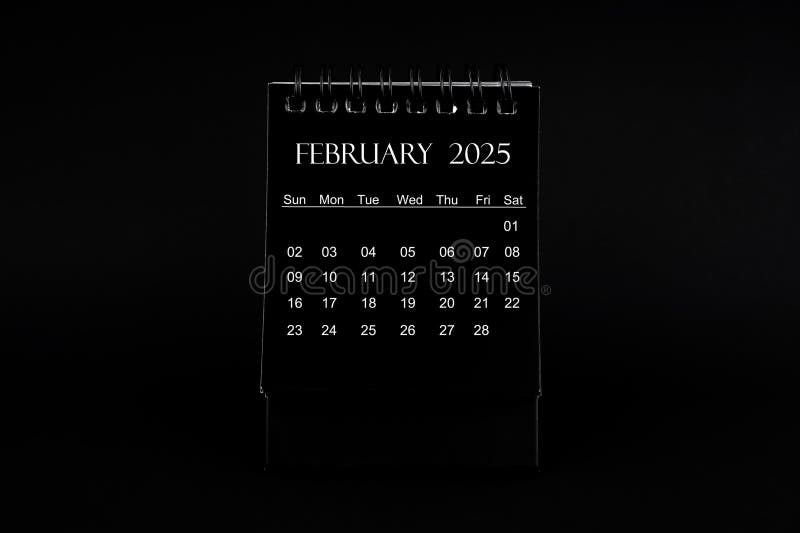 February 2025 Calendar Desktop Background Stock Photos - Free & Royalty ...