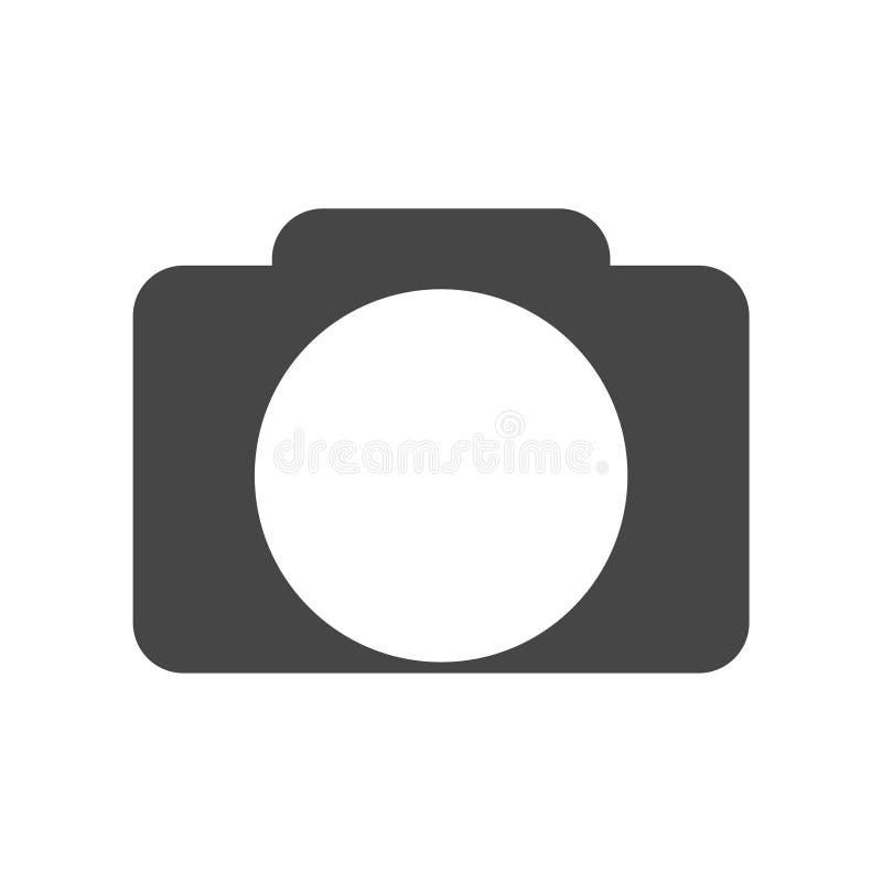 Black Camera Icon stock illustration. Illustration of black - 96016789