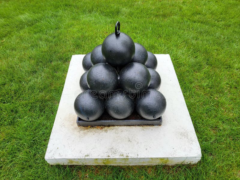 Cannon Balls Stacked Pyramid Stock Photos - Free & Royalty-Free Stock ...