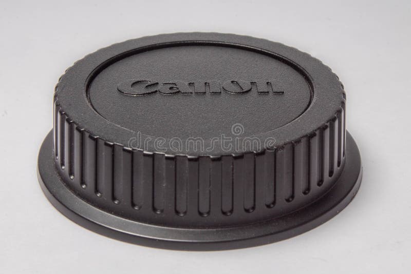 Black canon cap editorial stock photo. Image of photographer - 135714288