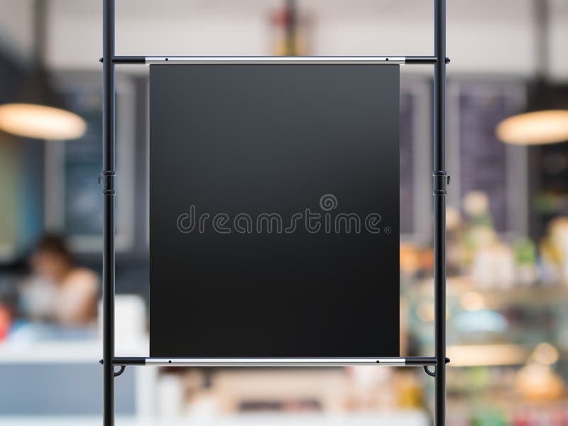 Black Canvas Stretch on Metal Pipe Stock Illustration - Illustration of ...