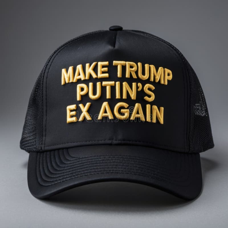 Make Trump Putinâ€™s Ex Again Stock Illustration - Illustration of bold ...