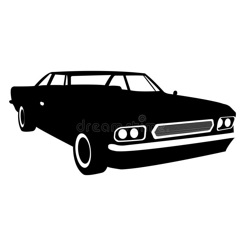 Black Vintage car 3D model stock illustration. Illustration of ...