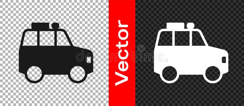Black Car Icon Isolated on Transparent Background. Vector Stock Vector ...
