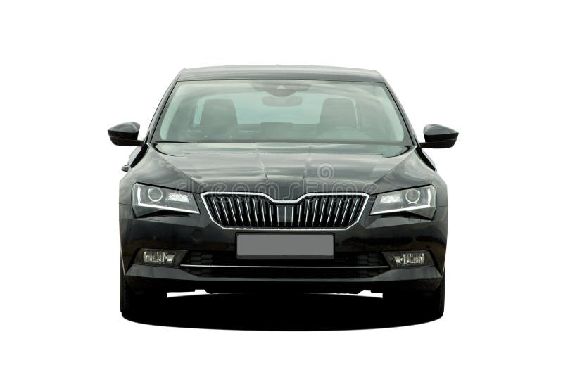 Front of black car stock photo. Image of auto, fast, premiere - 5083750