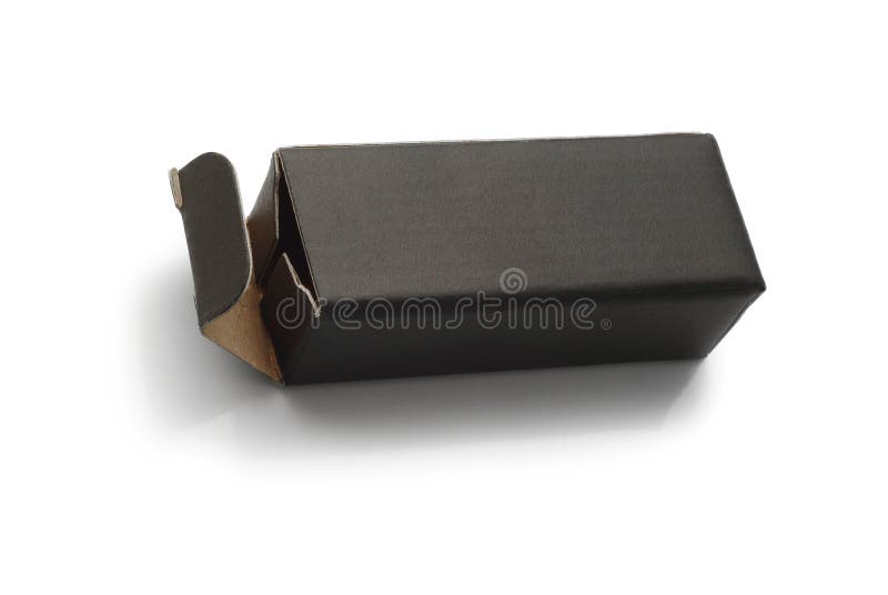 Open Black Gift Box stock image. Image of jewelery, surprise - 5528367