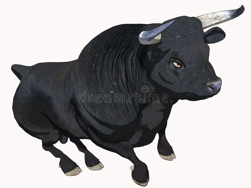 Cartoon Bull With Nose Ring Stock Vector - Illustration of head, comic ...