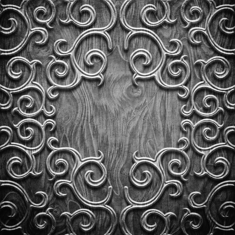 Black Carved Wooden Pattern Stock Photo - Image of detail, modern: 59362790