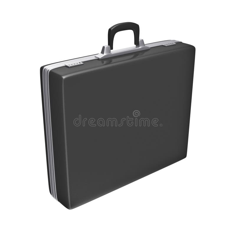 Black case with money stock illustration. Illustration of currency ...