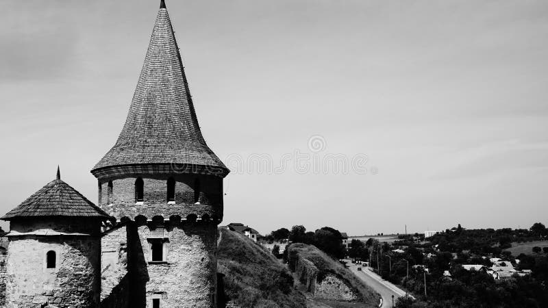 Black castle stock image. Image of clouds, landskape - 47415743