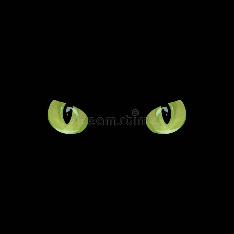 Friday 13th Black Cat And Full Moon Cartoon Illustration Stock Vector