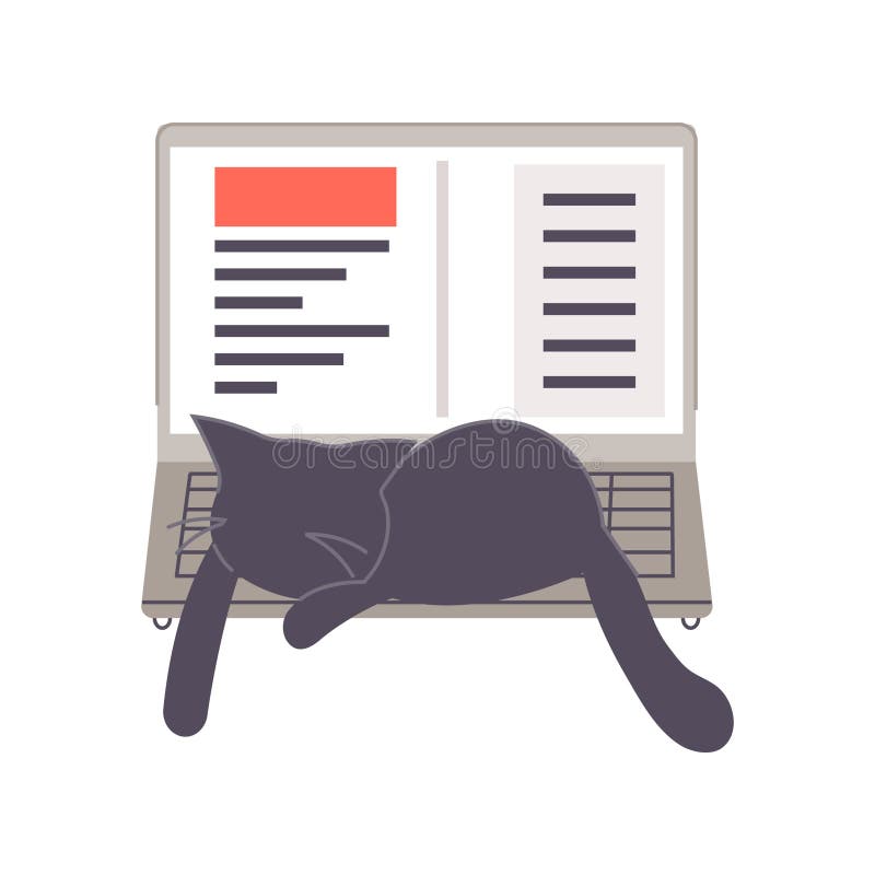 Cat Keyboard Stock Illustrations – 833 Cat Keyboard Stock Illustrations ...