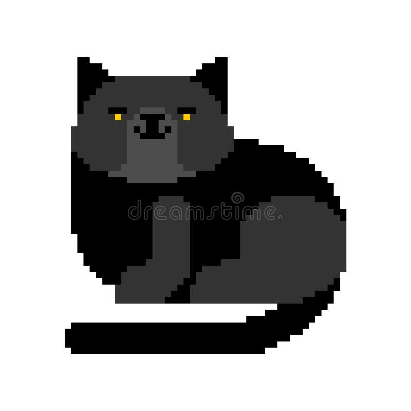 8 Bit Pixel Art Cat