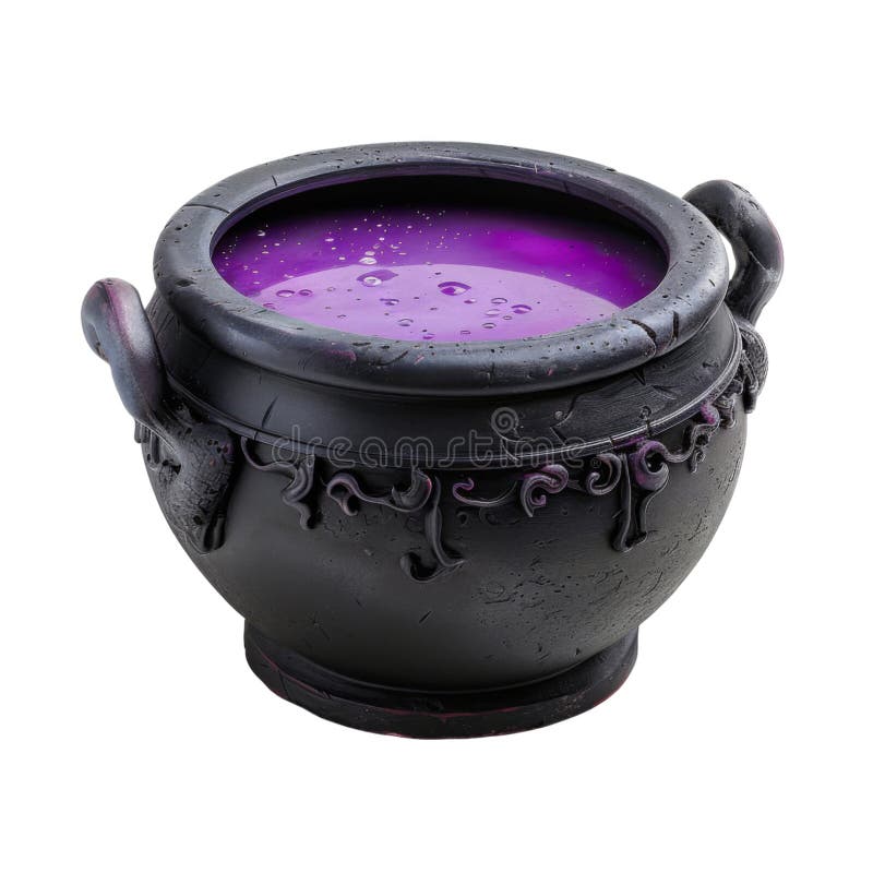 Purple Potion Cartoon Character with Sad Expression Stock Vector ...