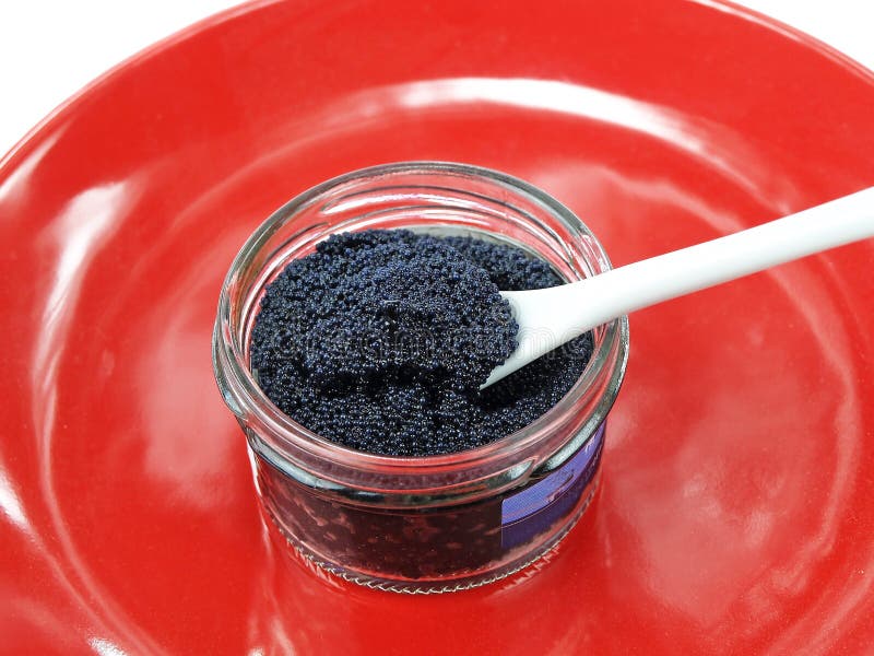 Black caviar stock image. Image of color, high, lots - 30295937